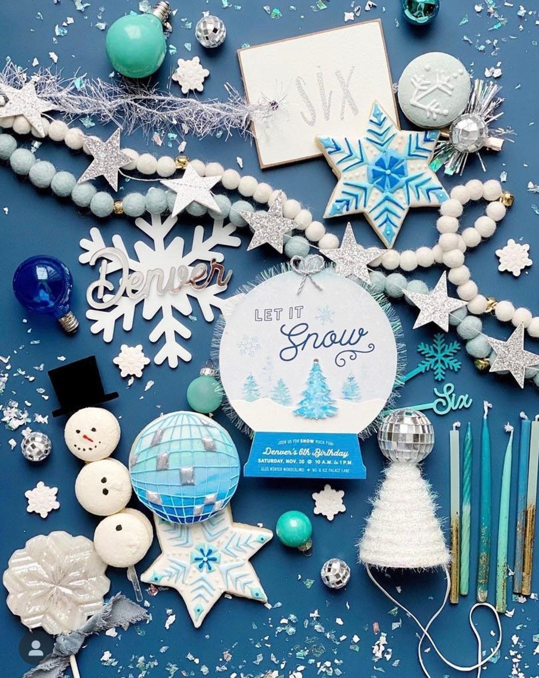 Let It Snow Confetti Packaged With Pep® in the USA Made in - Etsy