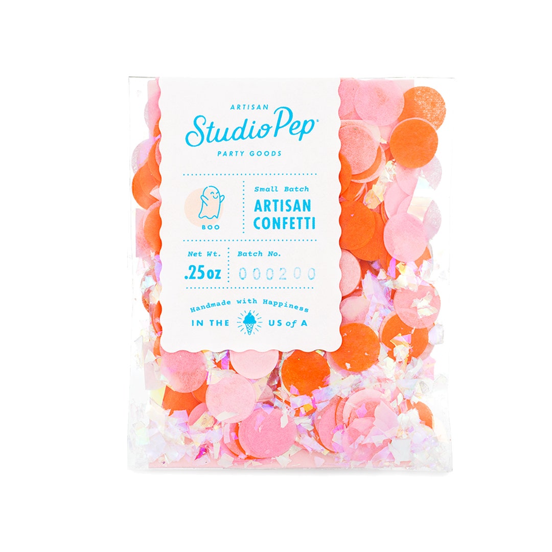 Boo Confetti - Handmade With Happiness® in the USA - Halloween Confetti ...