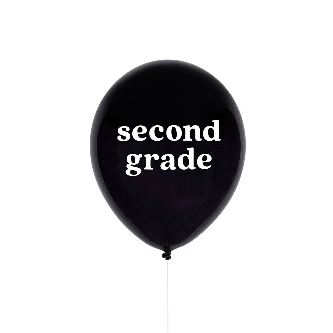 First Day of School Sign, Second Grade Balloon - Printed With Pep® in ...