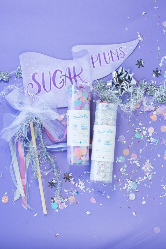 Sugar Plum Fairy Confetti Pack - Sugar Plum Fairy Birthday Party ...