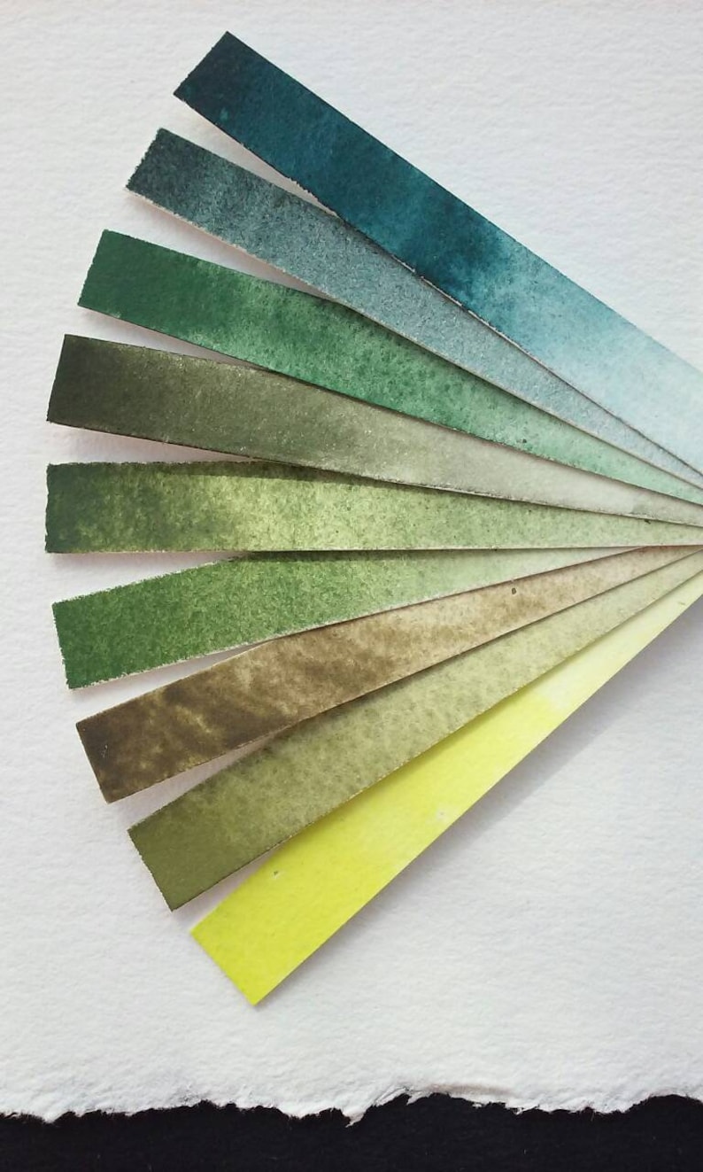 Pine Shade Watercolor | Etsy