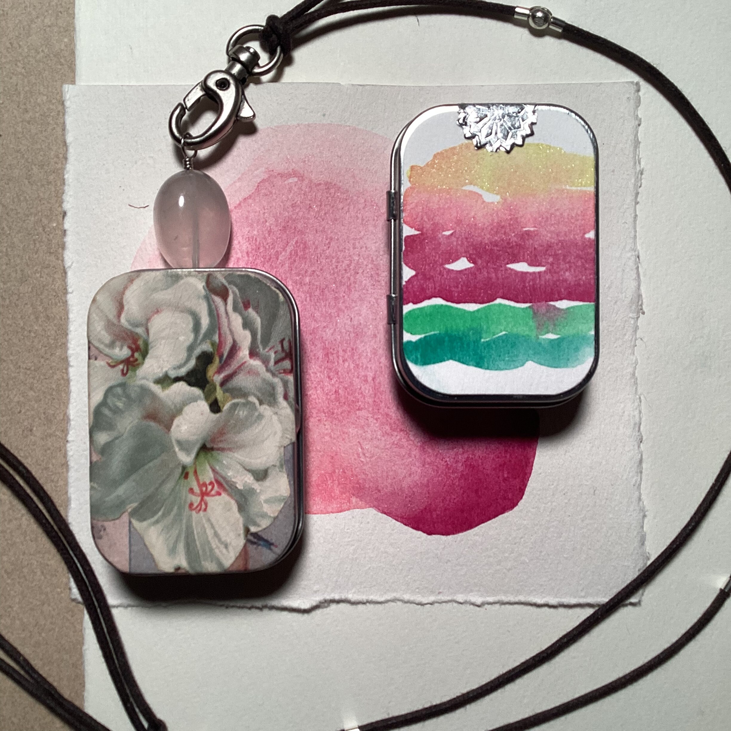 The Pastel Botanical Watercolor Set of Six