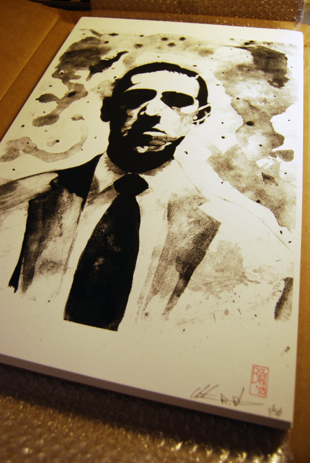 H. P. Lovecraft Portrait Screenprint - Etsy