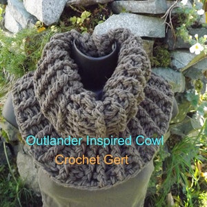 Outlander Inspired Cowl Pattern - Etsy