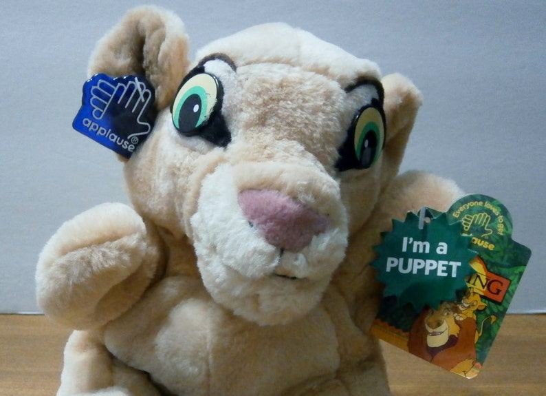 Lion King Nala Plush Puppet Lion by Applause 1994 - Etsy