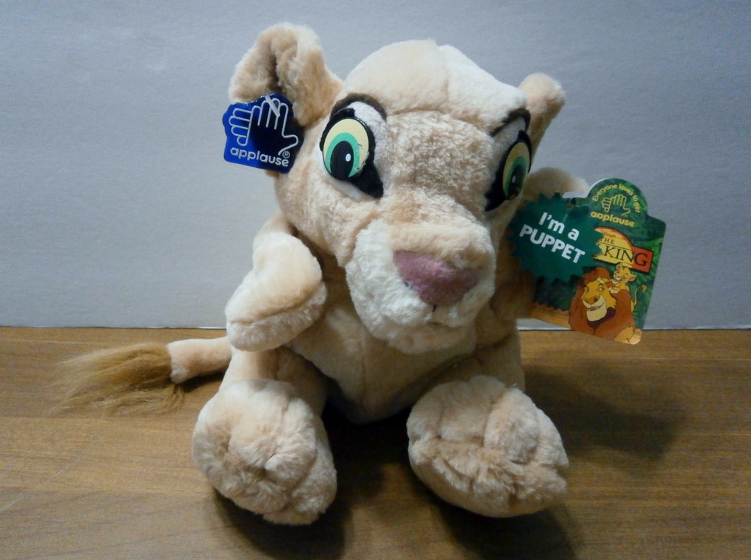 Lion King Nala Plush Puppet Lion by Applause 1994 - Etsy