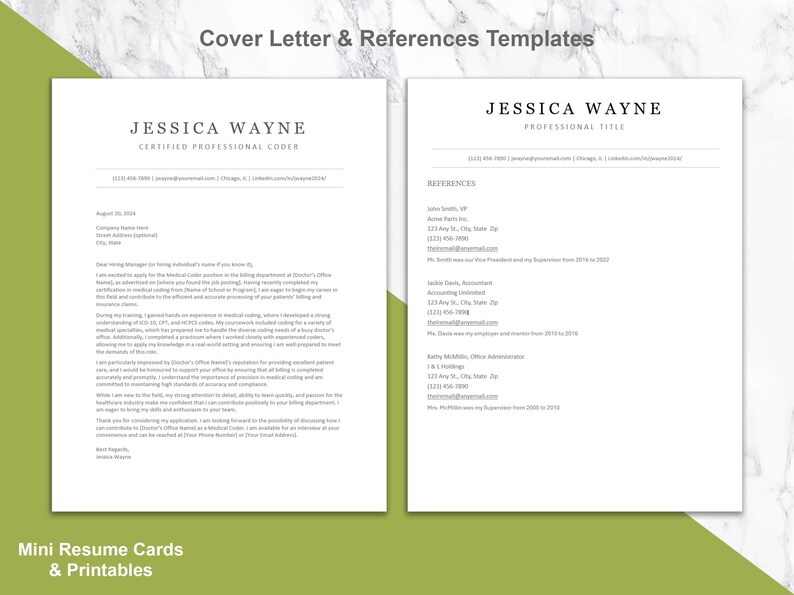 ATS Friendly Resume Template ATS Resume Word Ats Resume Template Canva ...