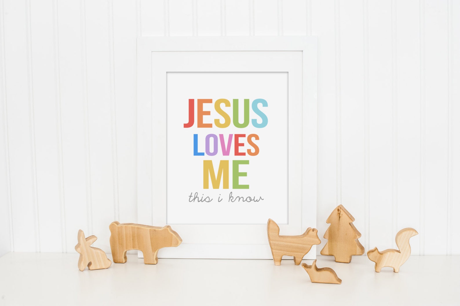 Jesus Loves Me Wall Art // Wall Prints // Playroom Print // Wall Art ...