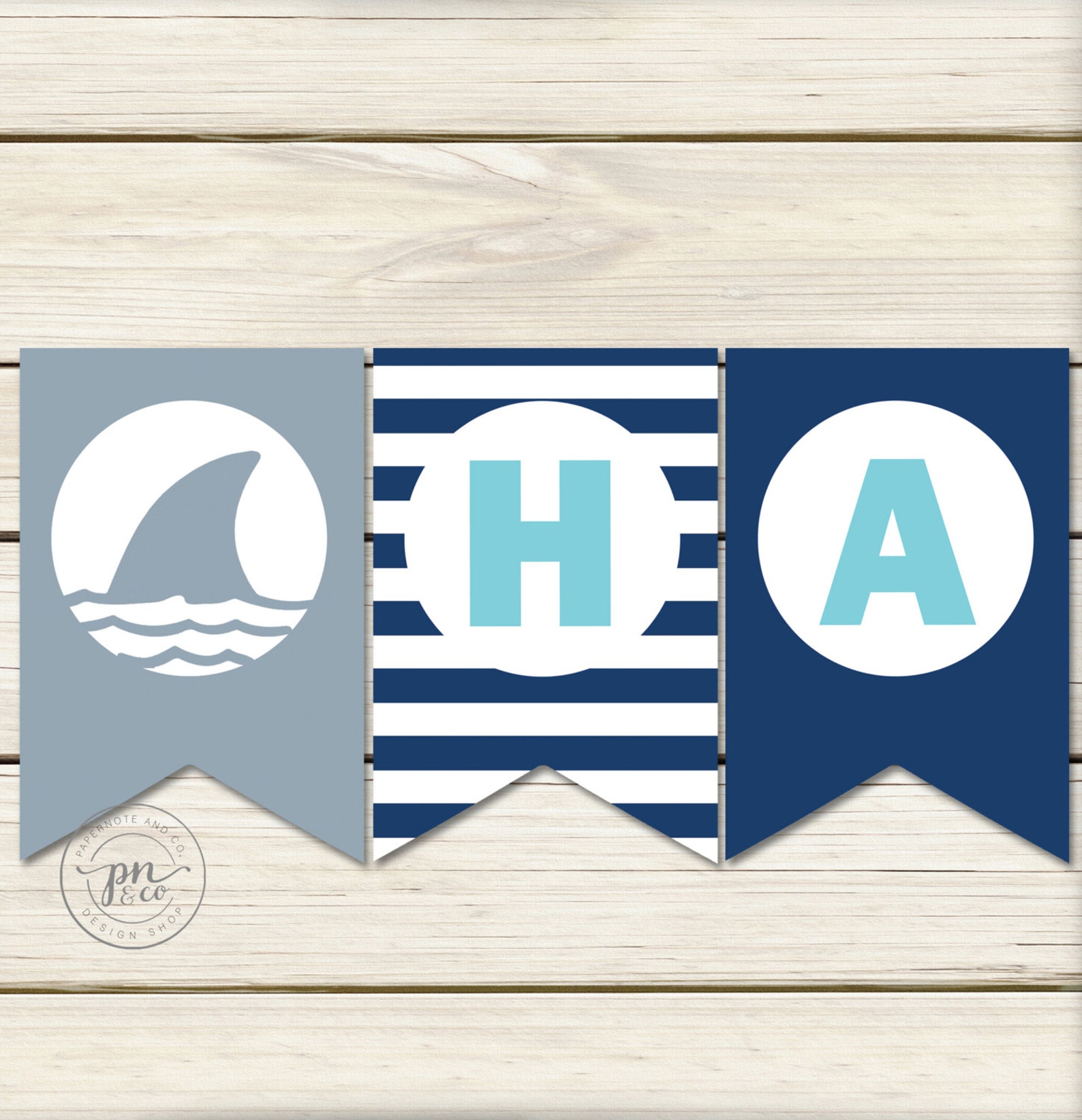 Shark Birthday Banner // Shark Pool Party // Pool Party Banner ...