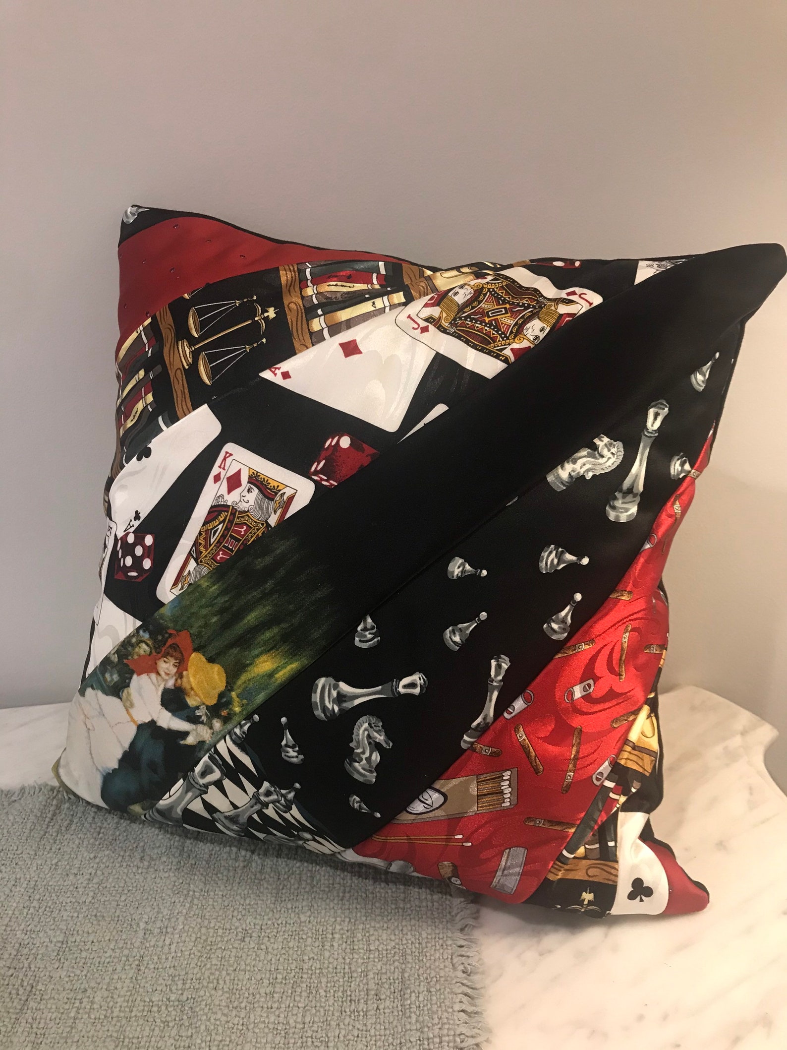 Tie Memory Pillow - Etsy