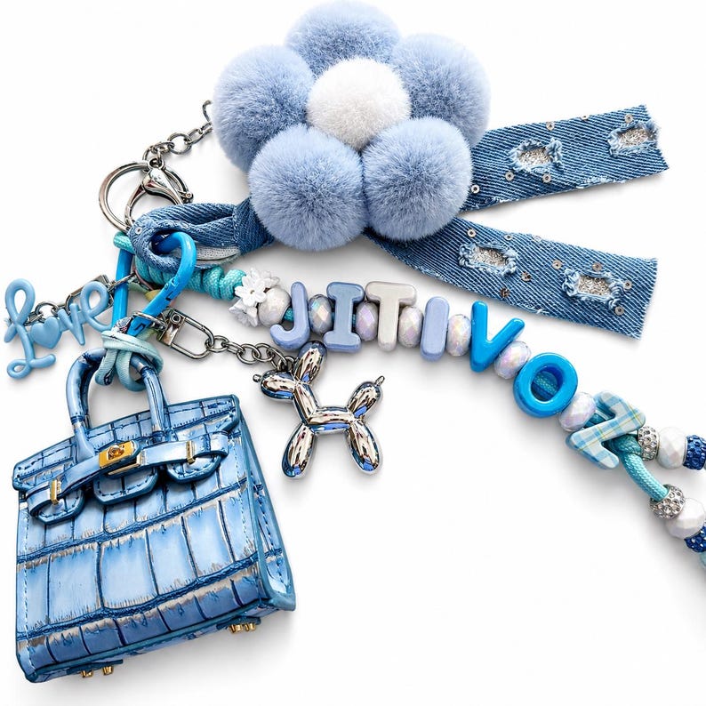 Custom Chunky Letter Keychain (one Name Option) - Etsy