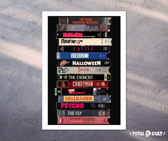VHS 80s Horror Movie Stacks Horror Movies Posters And Art