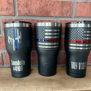 Firefighter Police EMS Thin Blue Line, Thin Red Line RTIC Brand - Etsy