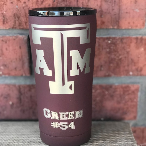 Maroon Yeti Tumbler - Etsy