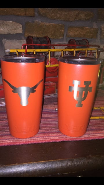 20 or 30 Oz YETI University of Texas Inspired Art Work - Etsy