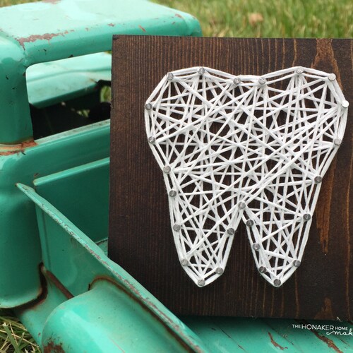 MADE TO ORDER String Art Mini Toothbrush Sign - Etsy Canada