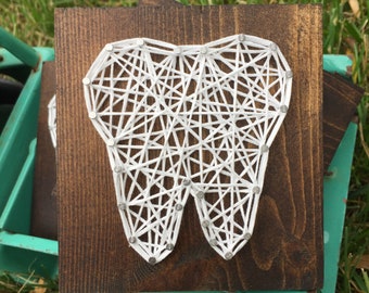 Tooth String Art - Etsy