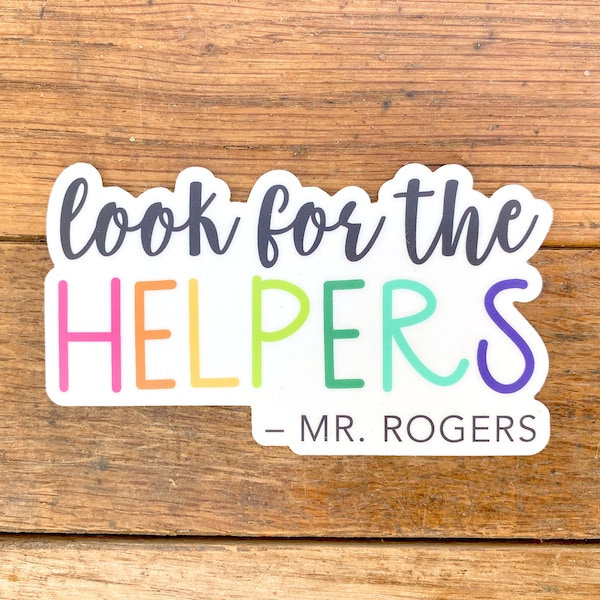 Mr Rogers Look for the Helpers - Etsy