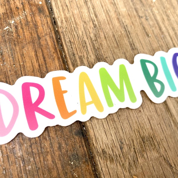 Dream Big Decal - Etsy
