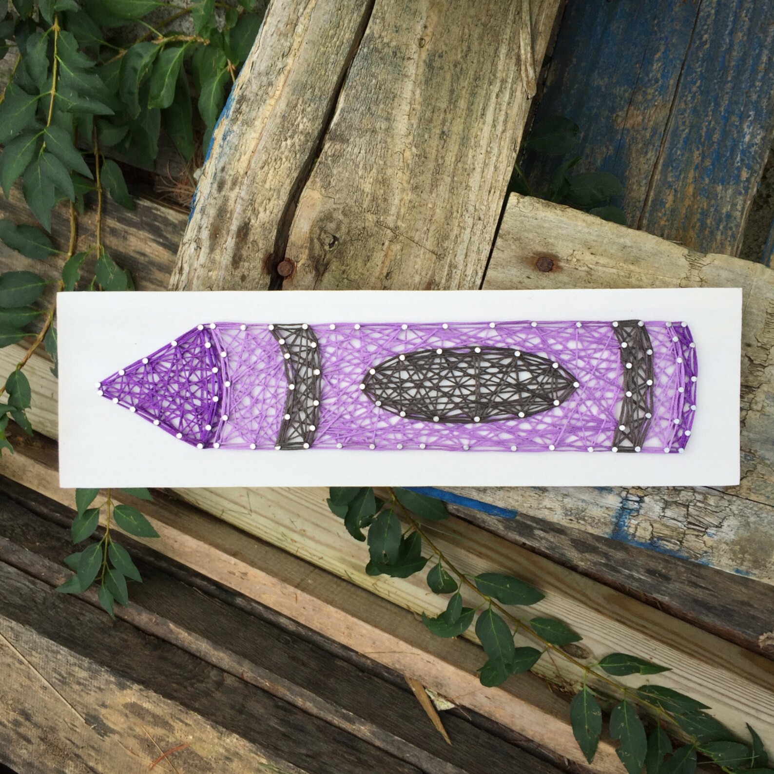 MADE TO ORDER String Art Mini Crayon Sign - Etsy