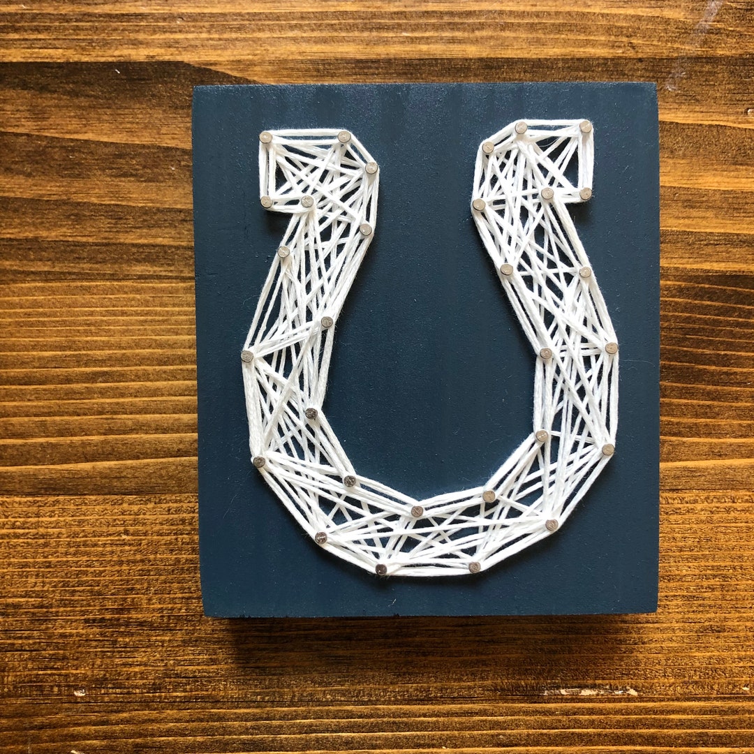 MADE TO ORDER String Art Mini Horseshoe Sign - Etsy