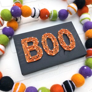 MADE TO ORDER String Art Mini boo Halloween Sign - Etsy