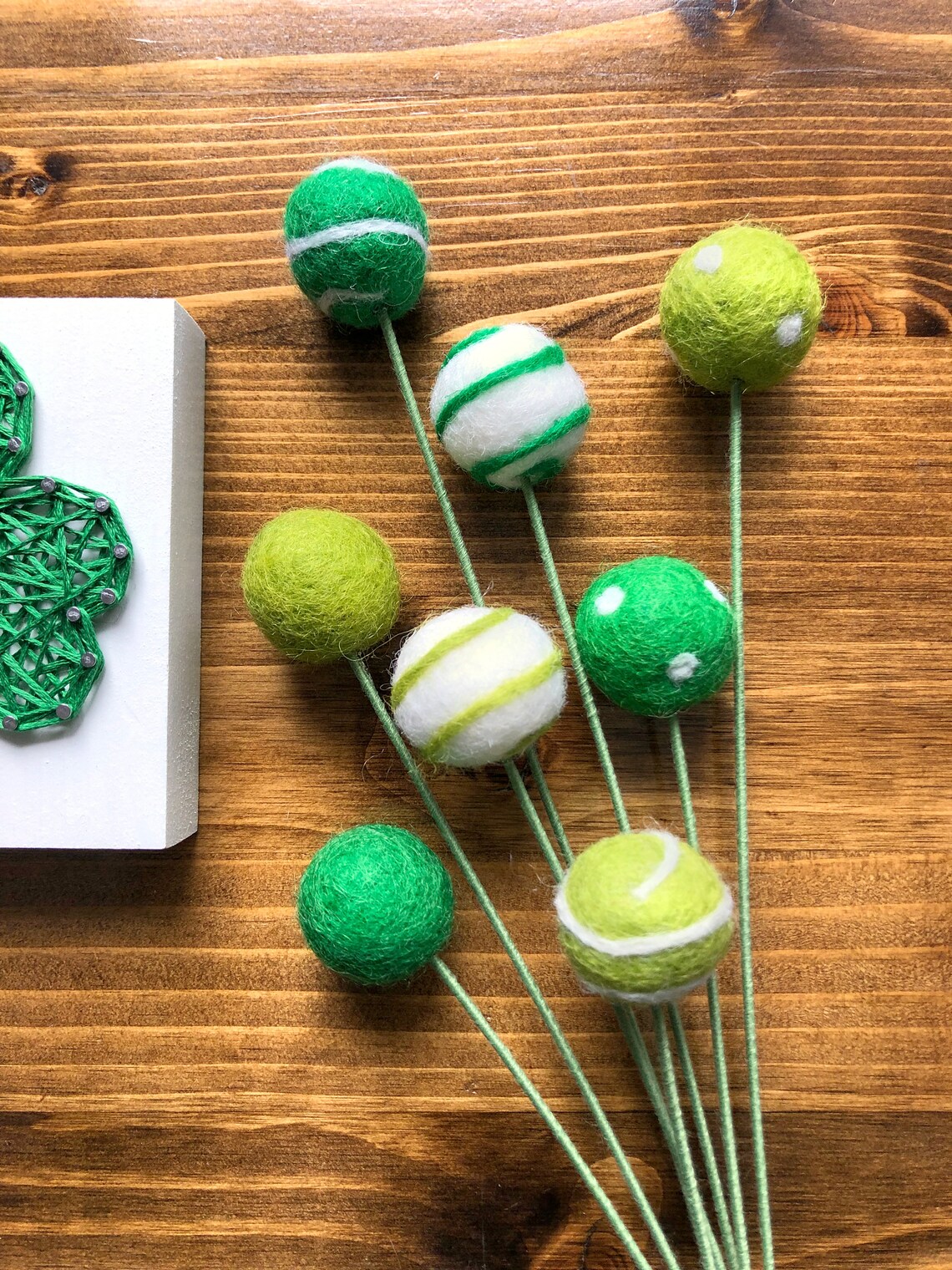 Pom Cluster Irish Jig Pom Flower Bouquet | Etsy