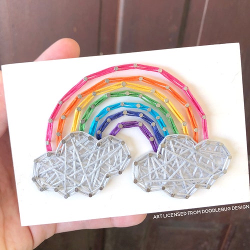 MADE TO ORDER String Art Mini Crayon Sign - Etsy