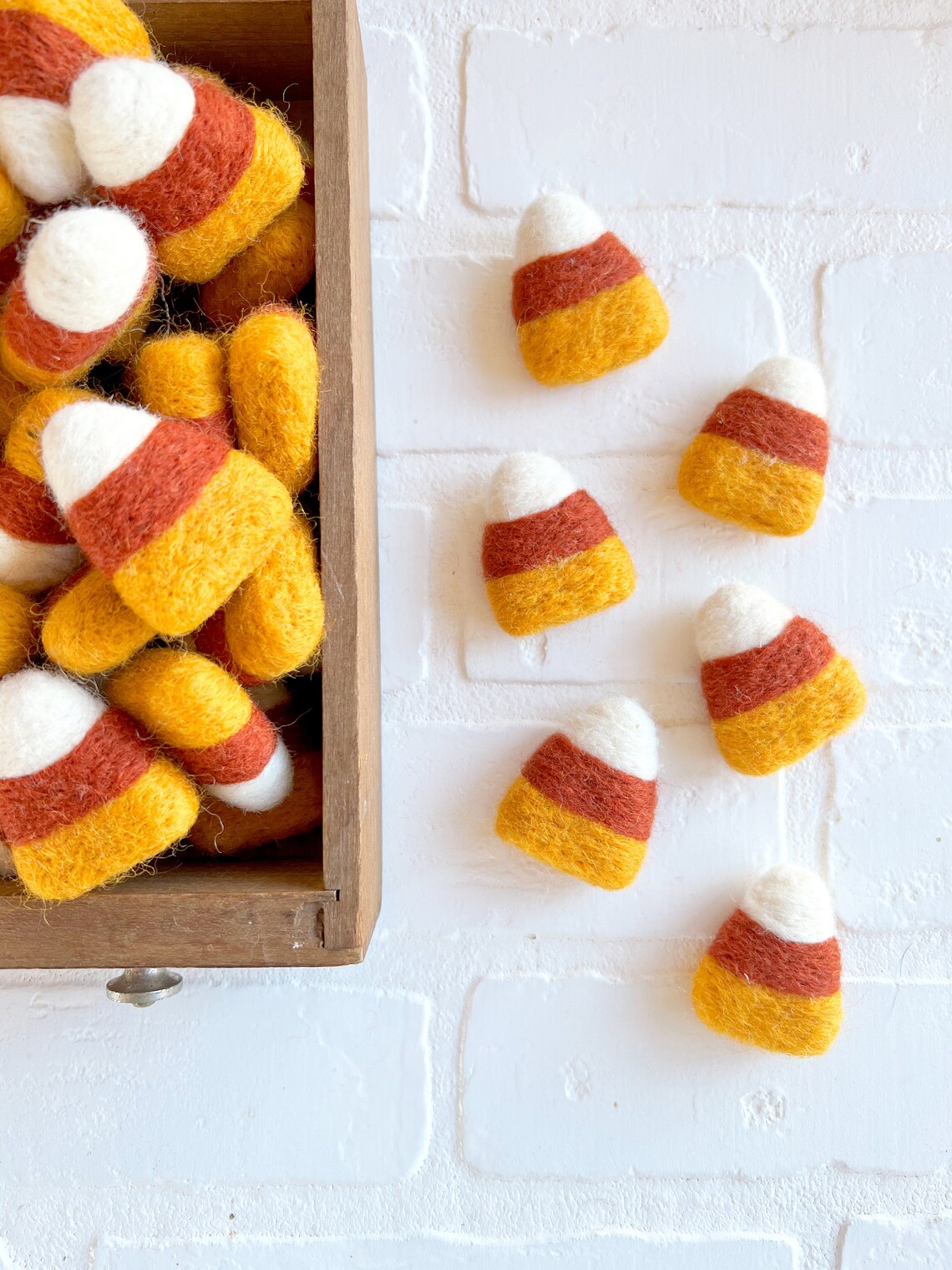 Felt Candy Corn Muted Tones Copper Gold Fall Halloween - Etsy