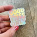 Good Vibes Only Vinyl Sticker | Holographic Laptop and Water Bottle ...