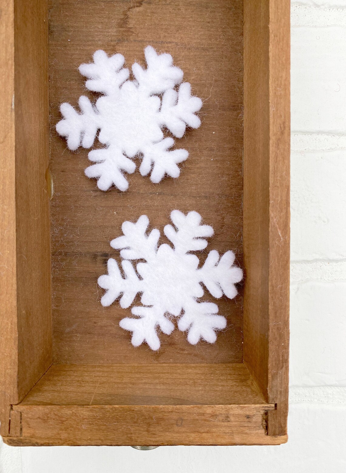 Felt Snowflake | Winter Christmas Decor | Table Scatter - Etsy