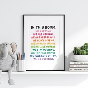 In This Room... Art Print | Classroom Encouragement Wall Art | the ...