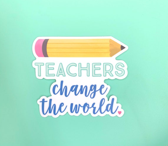 Stickers Teacher Appreciation Sticker Teacher Classroom Globe Teachers ...
