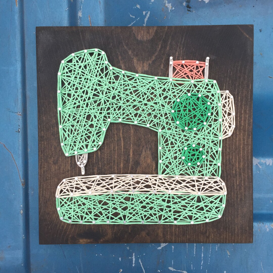 MADE TO ORDER String Art Sewing Machine Sign - Etsy