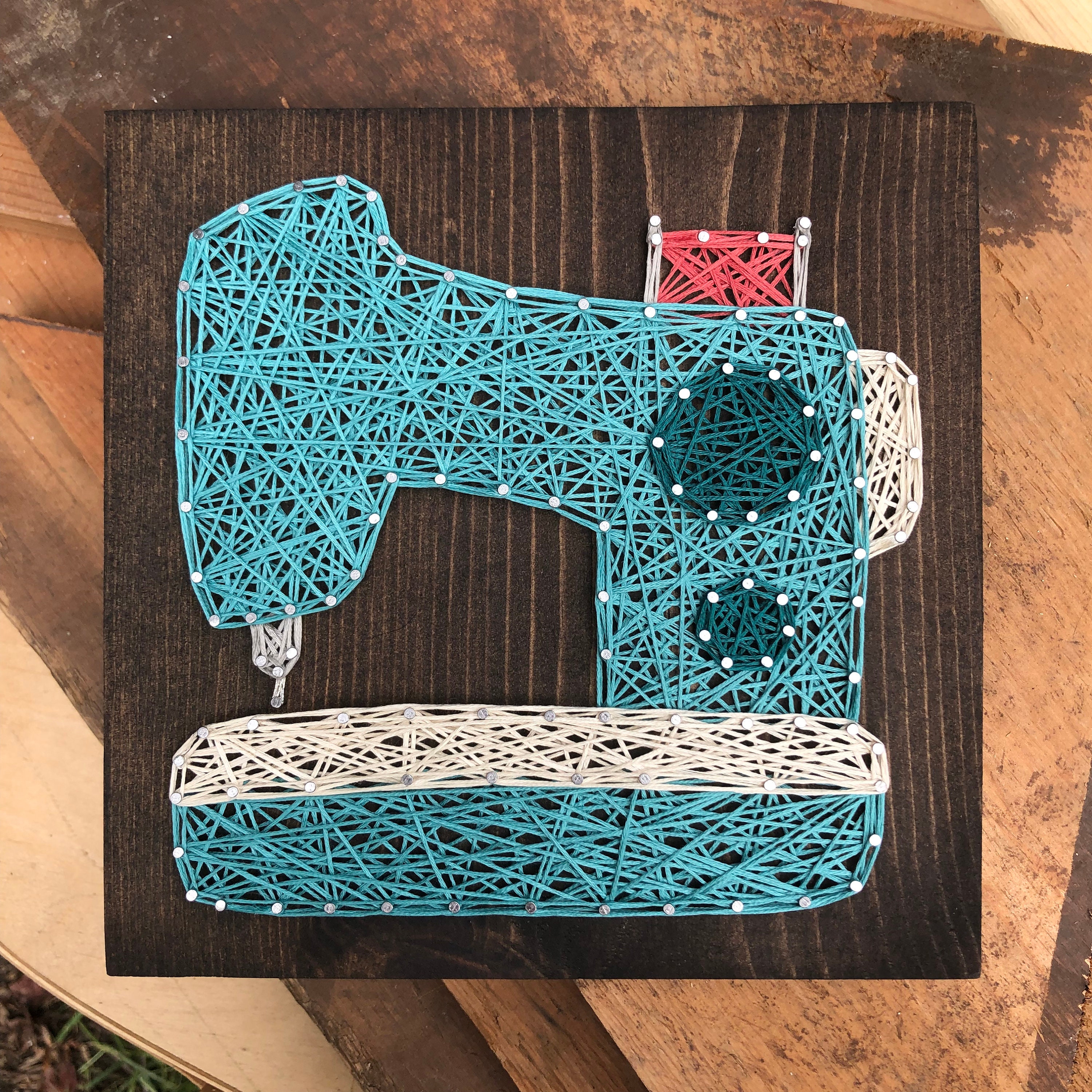 MADE TO ORDER String Art Sewing Machine Sign | Etsy