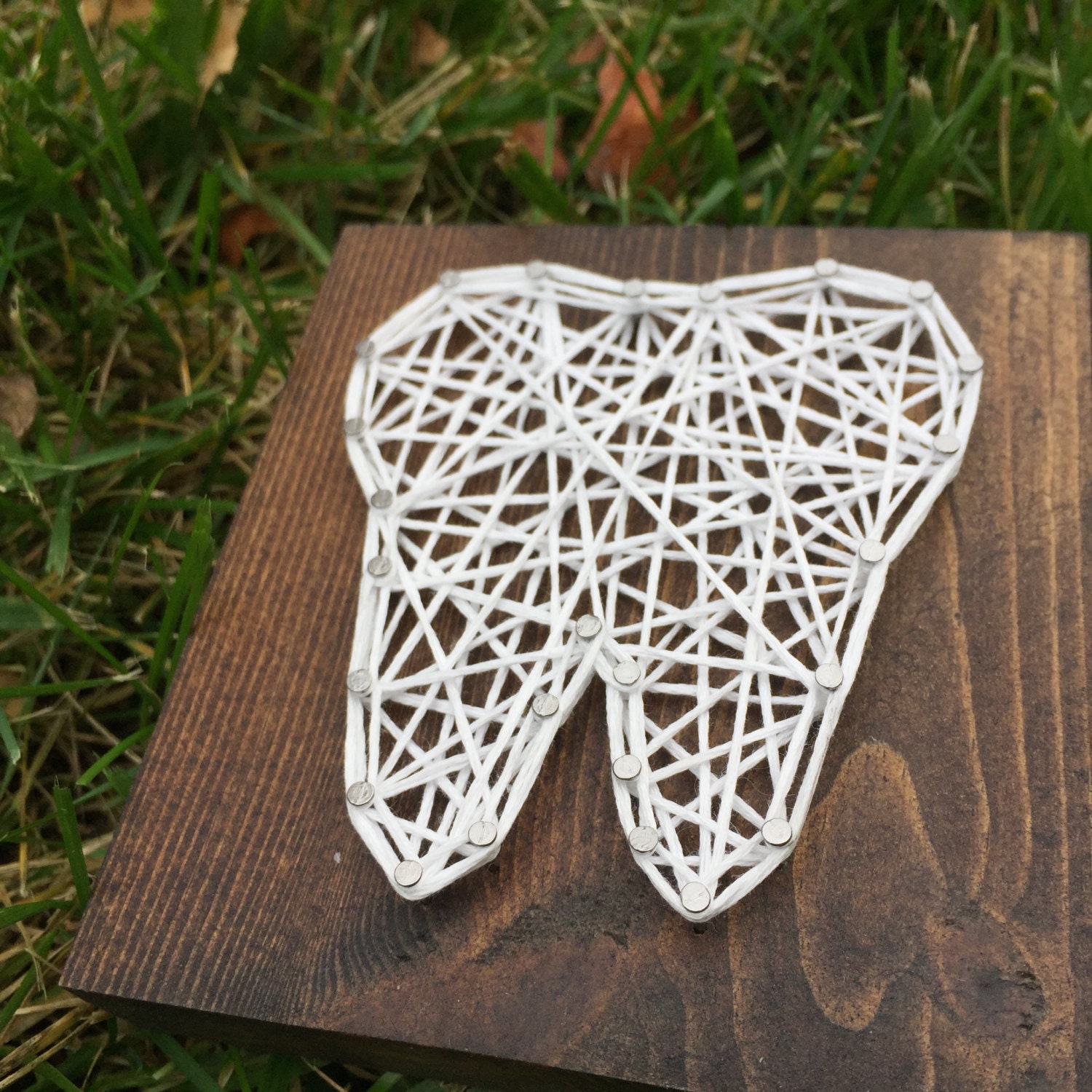 READY TO SHIP String Art Mini Tooth Sign | Etsy