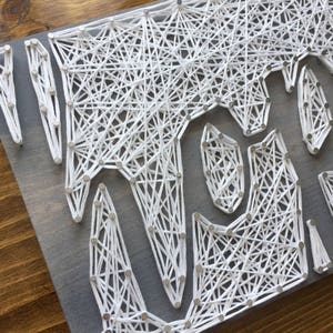 MADE TO ORDER String Art Script Hope Sign Reverse Stringing - Etsy