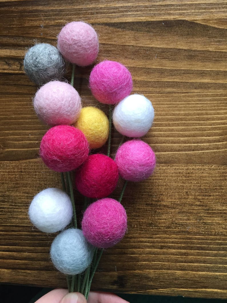 Pom Cluster CUSTOM SETS Pom Flower Bouquet | Etsy