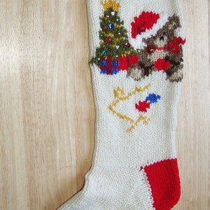 First Teddy Christmas Stocking - Etsy