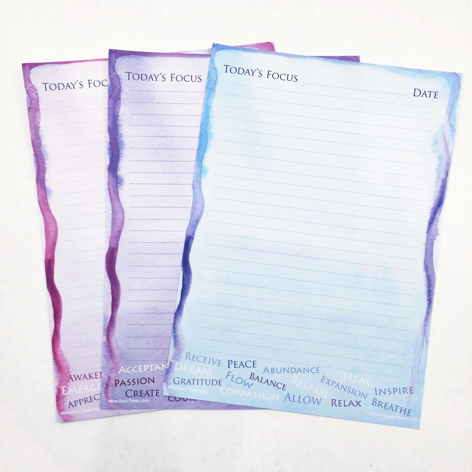 Notepad - Today's Focus Notes - Etsy