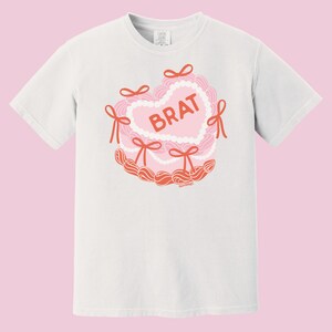 Pink Brat Cake Comfort Color T-shirt, Cute Girly 90s Graphic Tee, Plus ...
