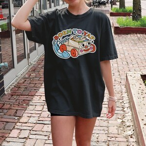 Born to Yap Comfort Color T-shirt, Funny Retro Weird Graphic Tee, 90s ...