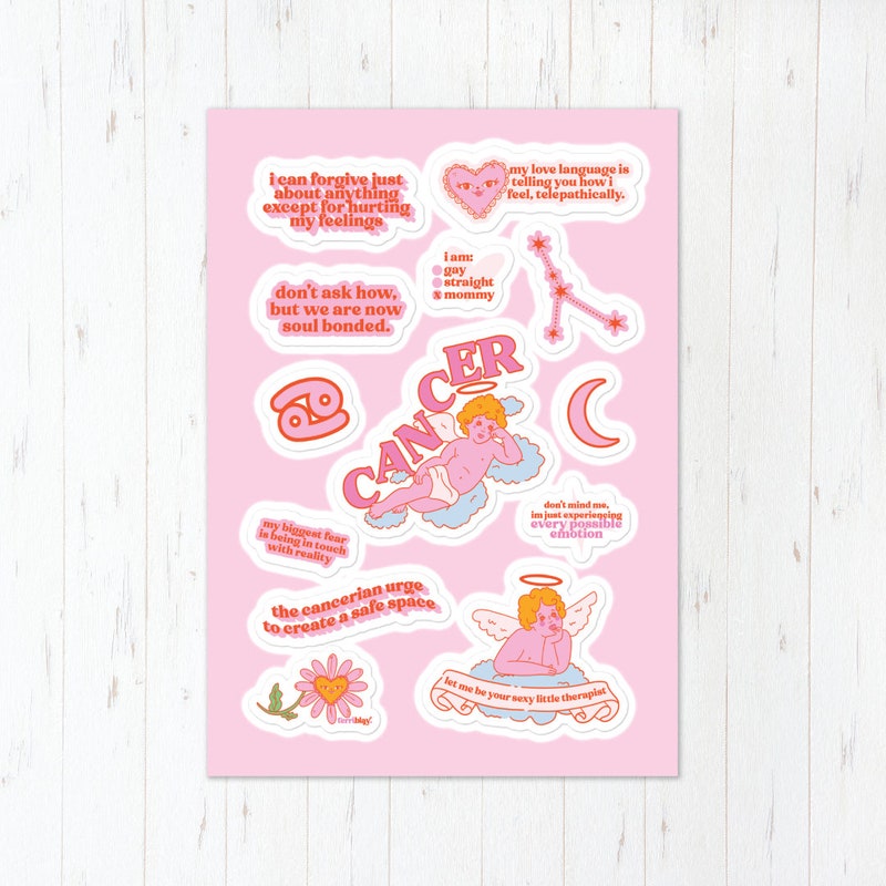 Zodiac Stickers - Etsy
