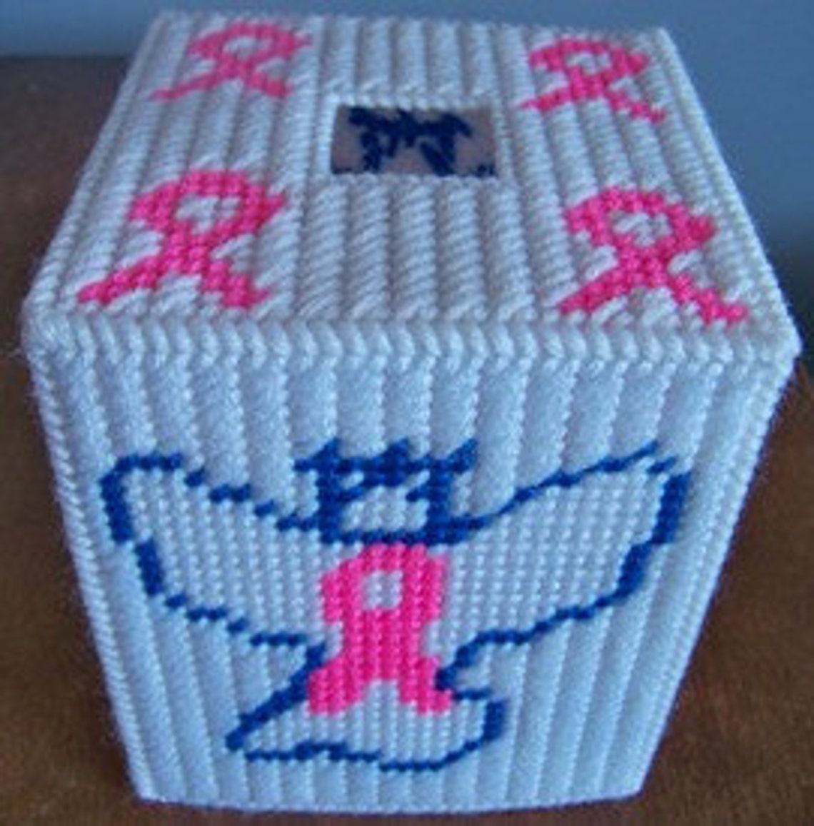 Ribbon Angel Tissue Box Cover Plastic Canvas Pattern - Etsy