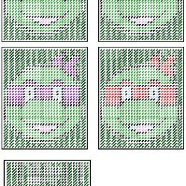 Turtle Plastic Canvas Patterns - Etsy