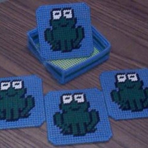 Poop Plastic Canvas Coaster Set Pattern - Etsy