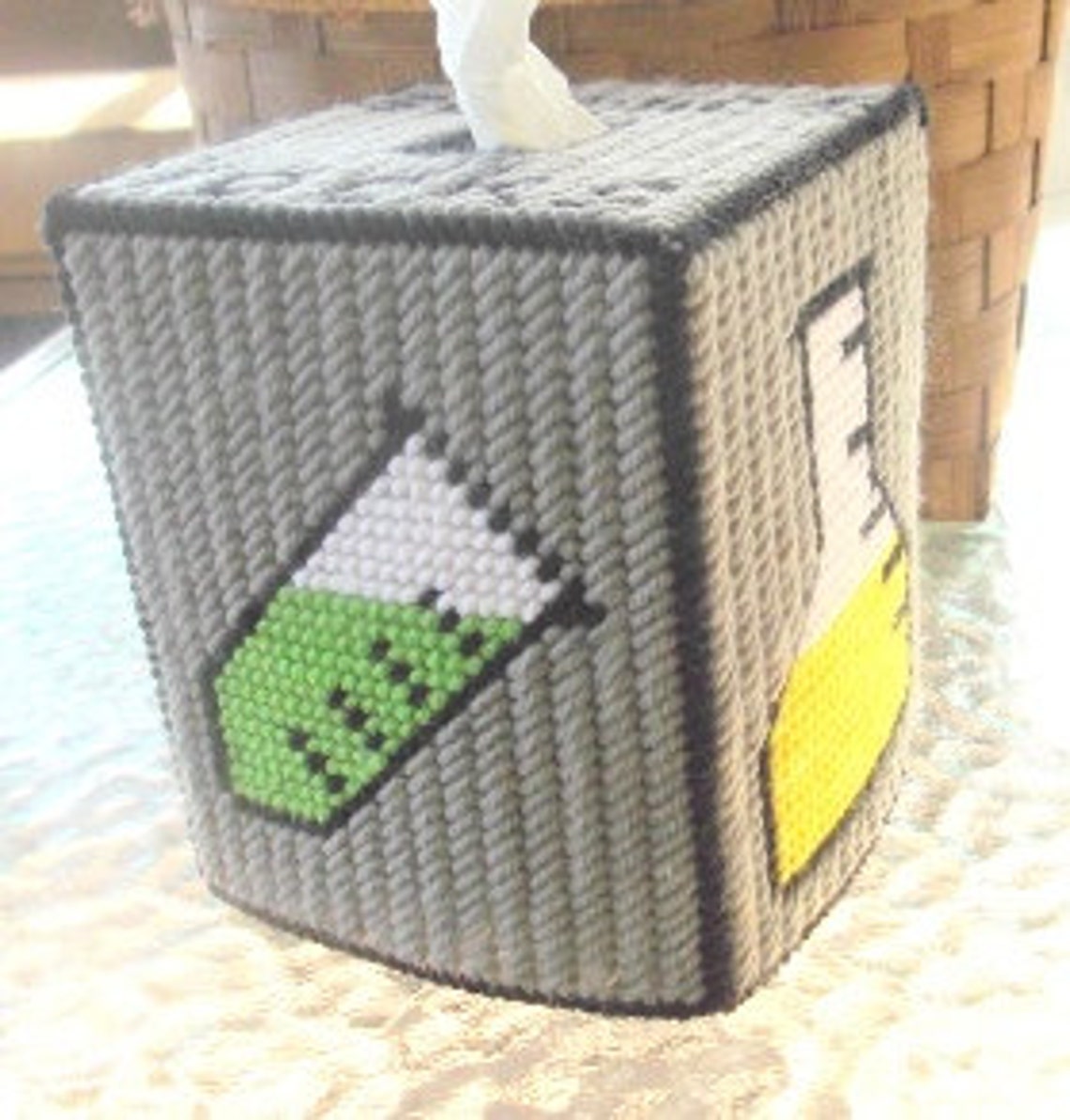 Science Tissue Box Cover Plastic Canvas Pattern - Etsy