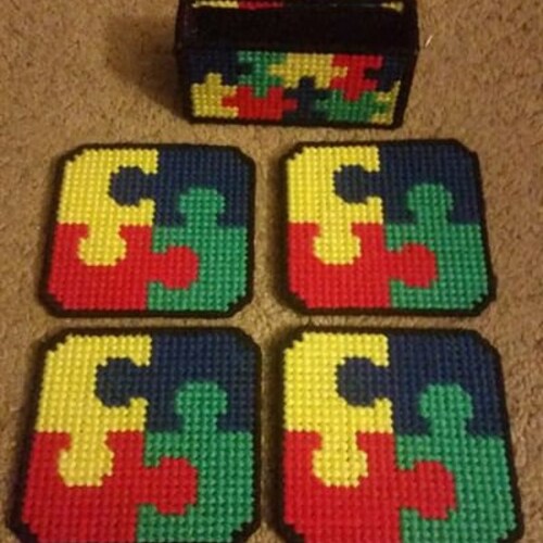 Poop Plastic Canvas Coaster Set Pattern - Etsy