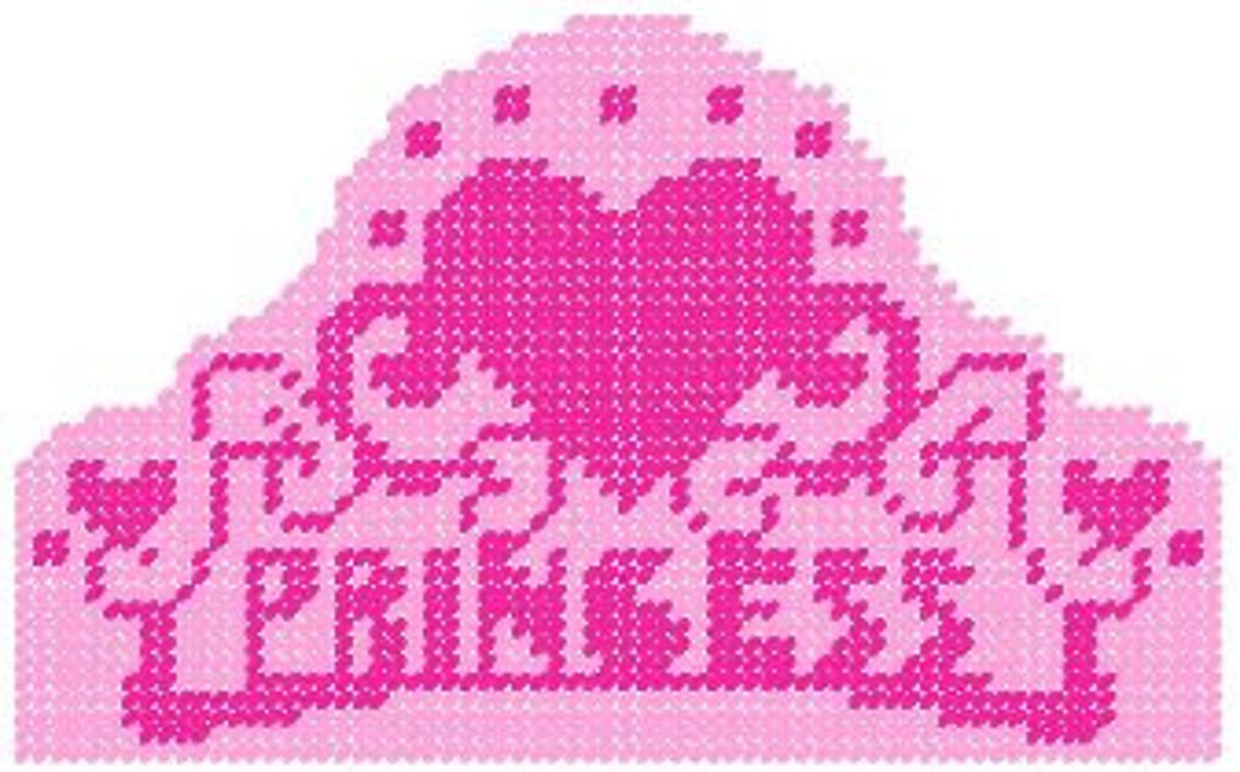 Princess Crown Plastic Canvas Pattern - Etsy