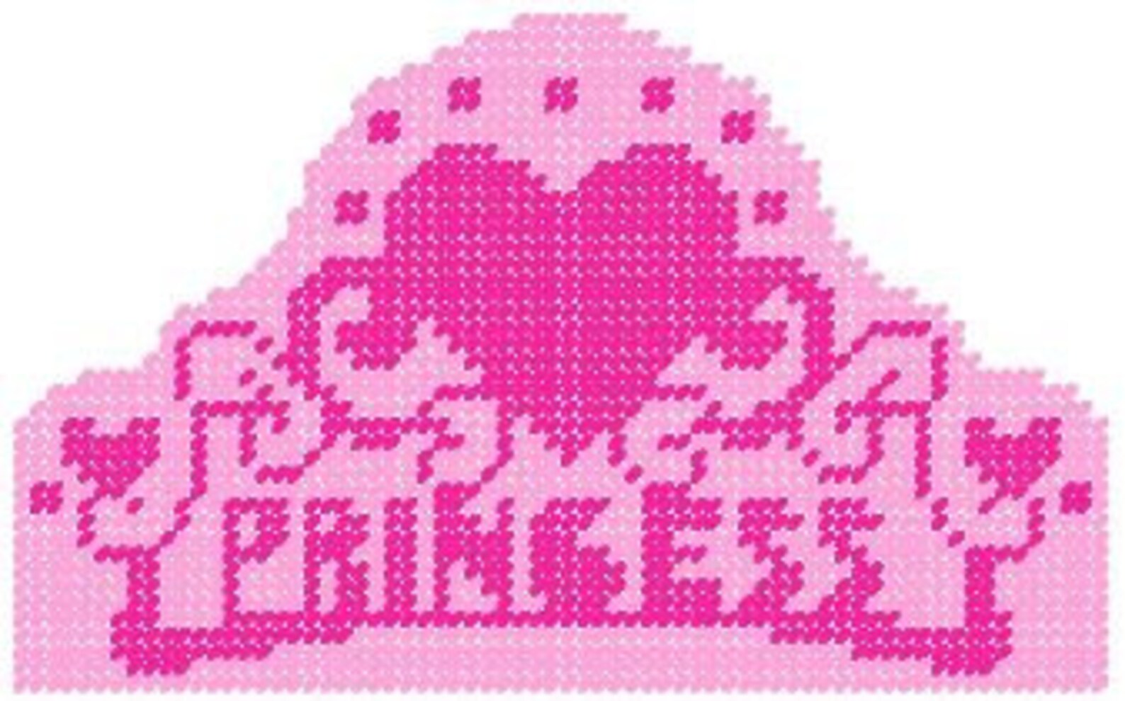 Princess Crown Plastic Canvas Pattern - Etsy